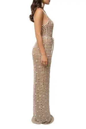JLUXLABEL Coastal Pearl Crochet Bodysuit