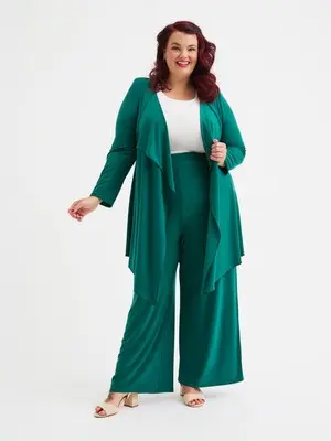 SCARLETT & JO Waterfall Jacket - Green