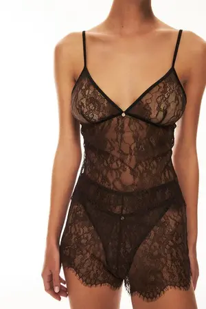 HOUSE OF SILK Rue Tulle Camisole Set