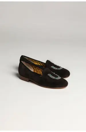 FORTELA Broadway Horse Suede Shoes - Brown