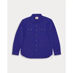 FORTELA Josh Texan Cotton Shirt - Blue