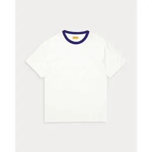 FORTELA Boyd Cotton Crew Neck T-shirt - Blue/white