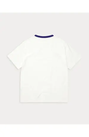 FORTELA Boyd Cotton Crew Neck T-shirt - Blue/white