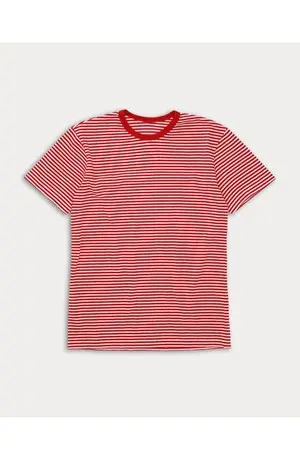 FORTELA Stripes Striped Pattern T-shirt - Red