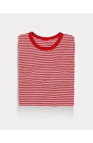 FORTELA Stripes Striped Pattern T-shirt - Red