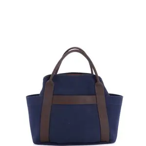 Hermès Sac De Pansage Groom Handbag Canvas