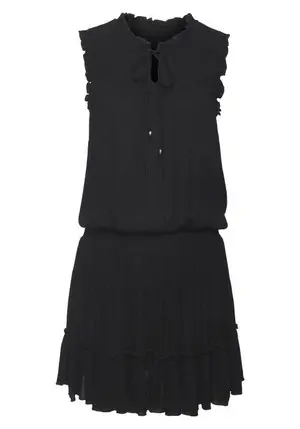 LASCANA Sleeveless Ruffled Dress