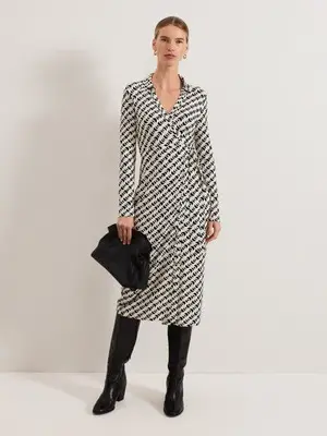 PHASE EIGHT Gina Geo Wrap Dress