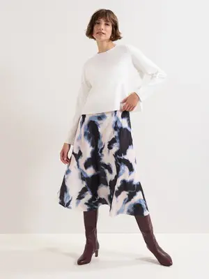 PHASE EIGHT Issy Tye Dye 2-in-1 Midi Dress