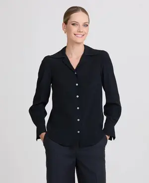 REALLY WILD CLOTHING Devas Silk Collar Shirt