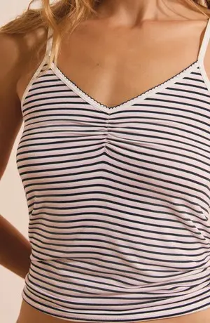 ETAM Vicky Striped Pajama Camisole - Navy