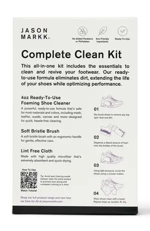 Jason Markk Complete Clean 3-piece Shoe Care Kit