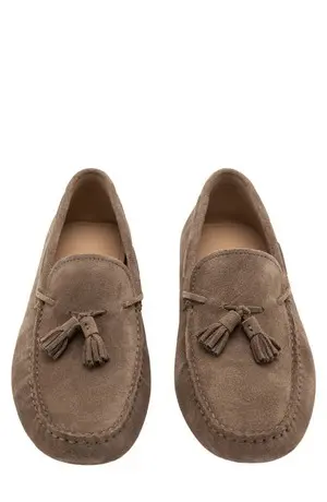 Mango Leather Driving Shoe