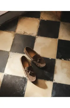 Mango Leather Driving Shoe