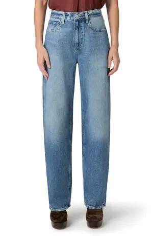 Paige Emilie High Waist Tapered Jeans - Mariners