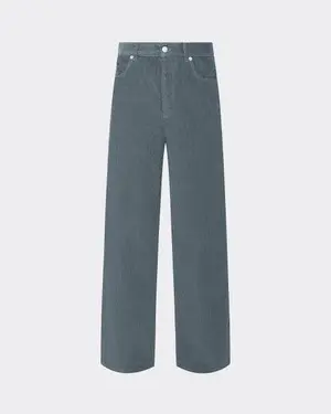 LE PERE Wide-leg Corduroy Pants - Navy