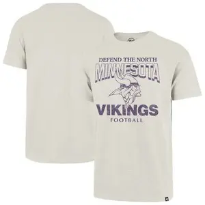 '47 Minnesota Vikings Head On Scrum Slub T-shirt - Natural