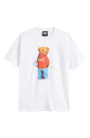 MARKET Trouble Making Bear Cotton Graphic T-shirt