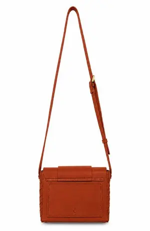 Écotorie Iris Leather Crossbody Bag - Rust