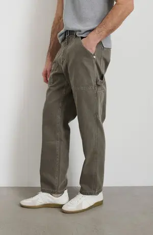 ALEX MILL Recycled Cotton Painter Jeans - Thyme