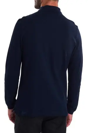 Barbour Solid Long Sleeve Sports Polo