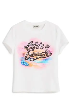 Desigual Graphic Cotton Baby Tee