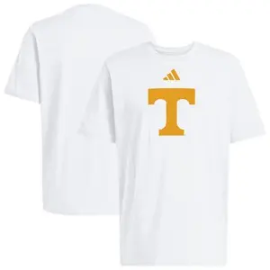 Adidas Tennessee Volunteers Primary Logo T-shirt - White