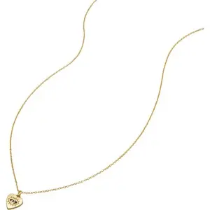 KATIE DEAN JEWELRY Mini Evil Eye Heart Necklace