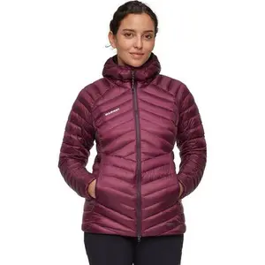 MAMMUT Broad Peak Hooded Down Jacket - Vin/black