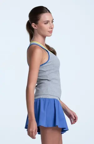 Lucky In Love Ribbed Racerback Tank