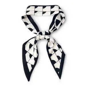 YOUZEY The Sorrento Skinny Scarf - Black