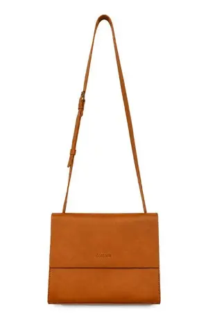 Écotorie Betty Leather Crossbody Bag - Caramel