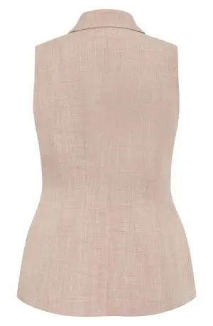 City Chic Luci Double Breasted Waistcoat