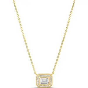 SHYMI Statement Cubic Zirconia Pendant Necklace - Gold