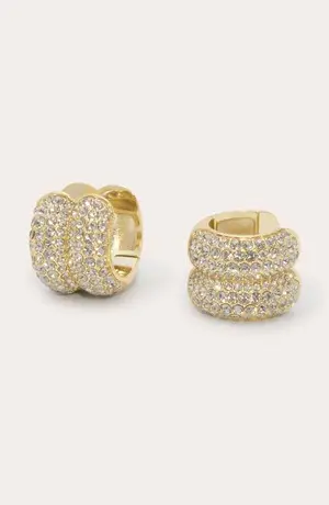 Ramy Brook Khatia Huggie Hoop Earrings