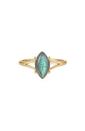 ST. MORAN Marquise 14k Gold Plated Ring