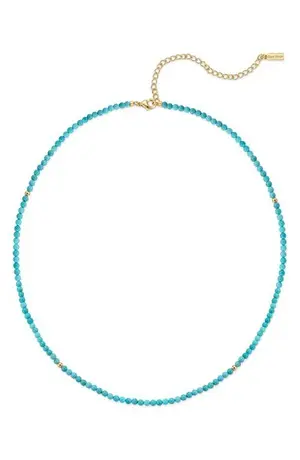 ST. MORAN Natural Turquoise Beaded Necklace
