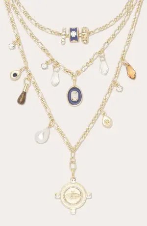 Ramy Brook Aria Layered Charm Necklace