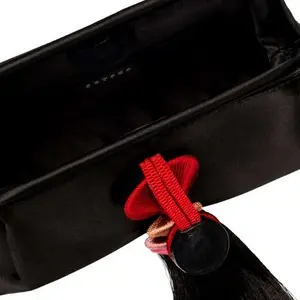 SERENA UZIYEL Alessa & Multicolor Tassel Pouch Bag