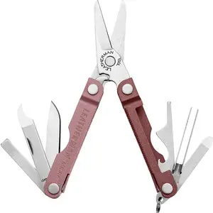 LEATHERMAN Micra, Keychain Multi-tool With Grooming Tools, Mini Pocketknife For Everyday Carry Hobbies & Outdoors - Heathered Blush