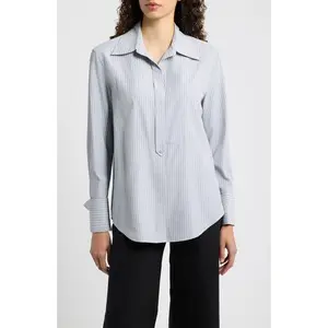 Kobi Halperin Tanner Striped Bib Front Shirt