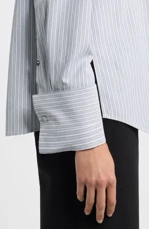 Kobi Halperin Tanner Striped Bib Front Shirt