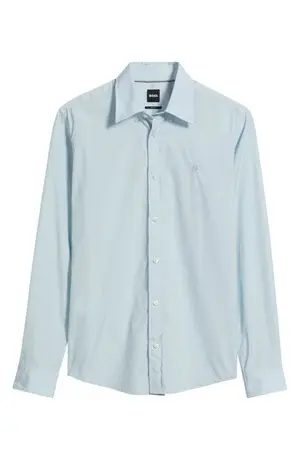 BOSS H-roan Slim Fit Button Down Shirt