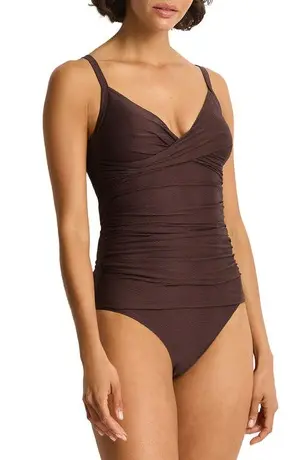 SEA LEVEL Zen Cross Front Tankini