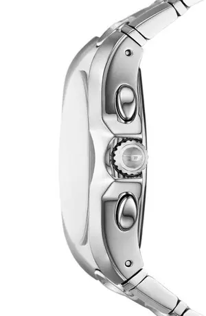 DIESEL® D-curve Chronograph Stainless Steel Watch