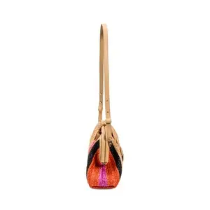 SERENA UZIYEL Alessa & Beige Pouch Bag