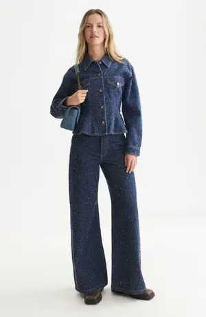 Scotch & Soda Wave High Waist Wide Leg Jeans