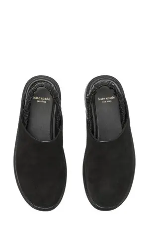 Kate Spade New York Cosma Slingback Leather Clog - Black