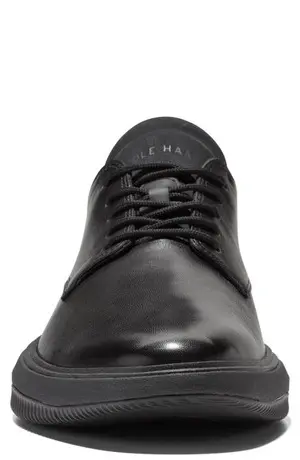 Cole Haan Grand Phaze Leather Plain Toe Sneaker - Black/black