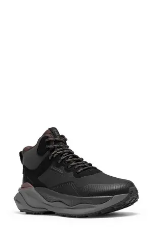 Clarks Pacetrail Waterproof High Top Hiking Shoe - Black